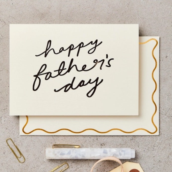 Father's Day Script Card – Paper and Grace