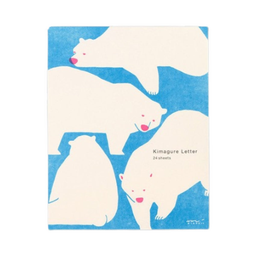 Midori Kimagure Polar Bear Letter Pad – Paper and Grace