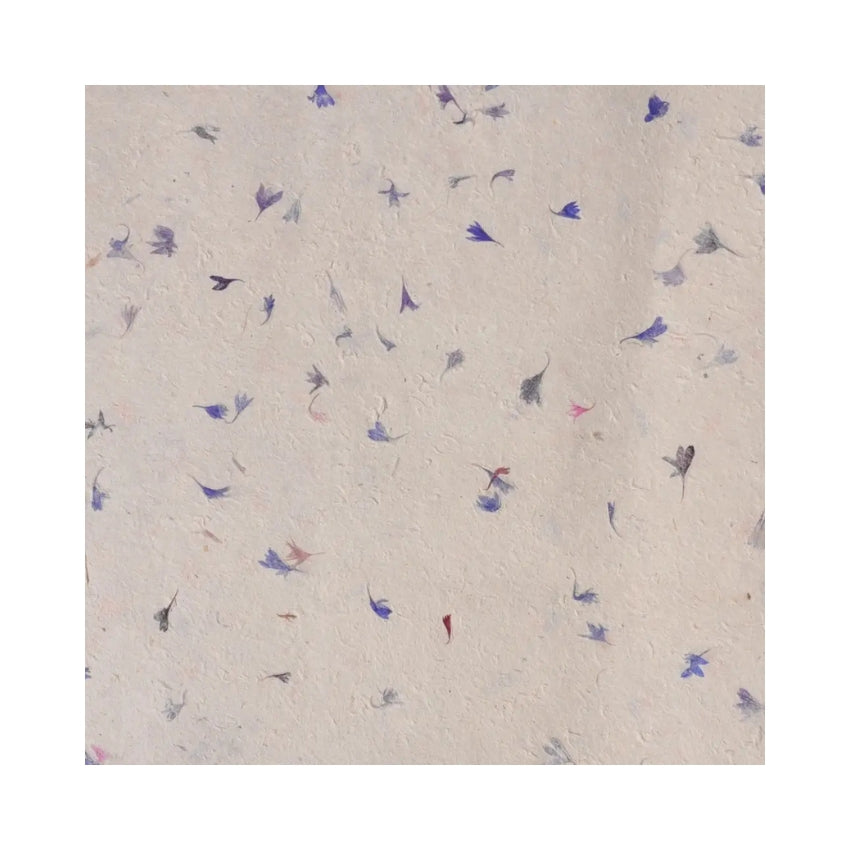 Nepali Paper Wrap Sheet - Blue Flowers – Paper and Grace