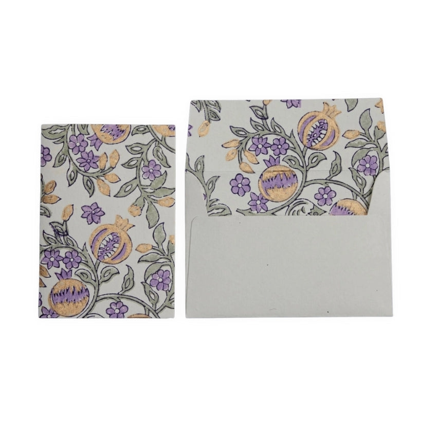 Pomegranate Lavender Card – Paper and Grace