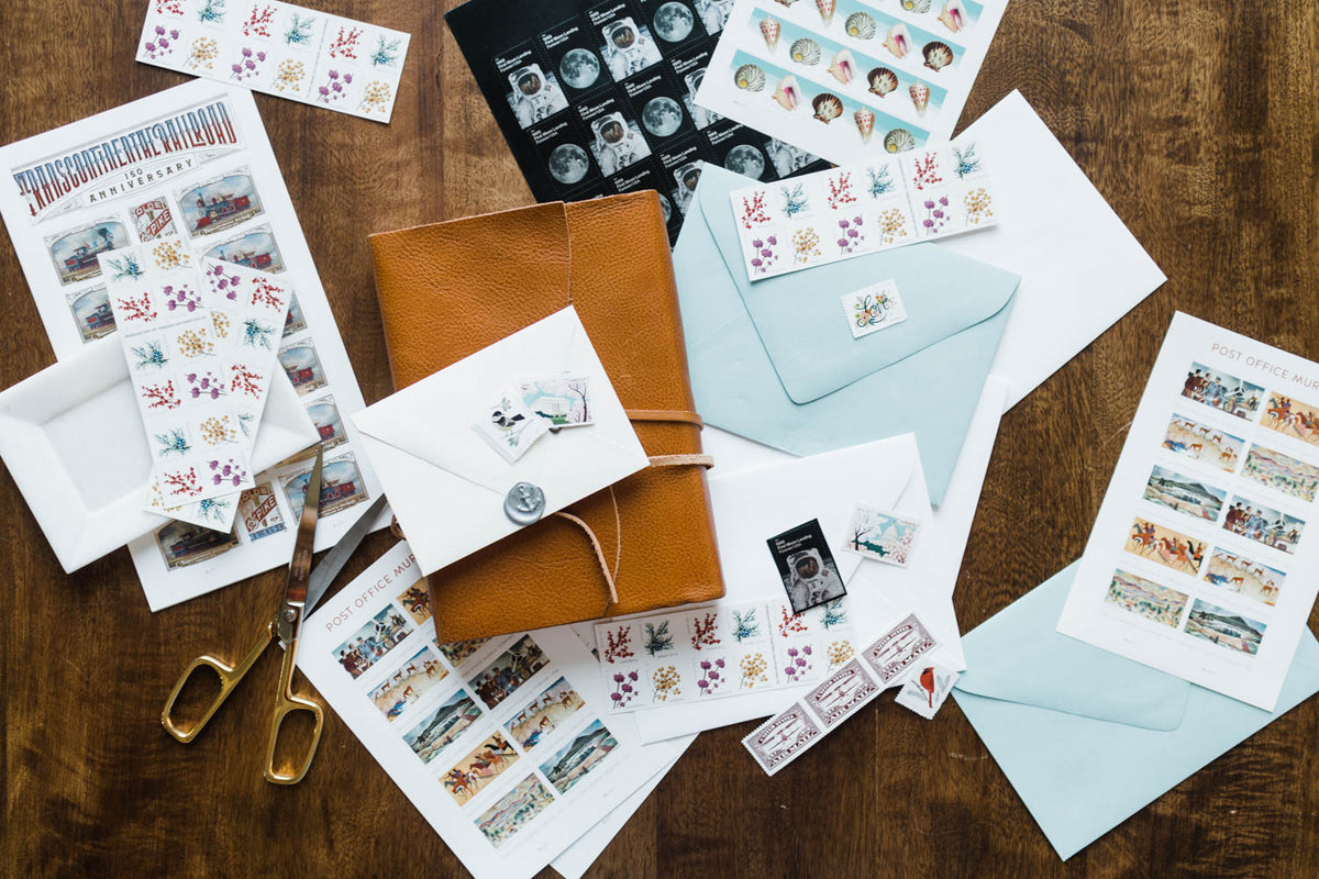 National Stamp Collecting Month – Paper and Grace