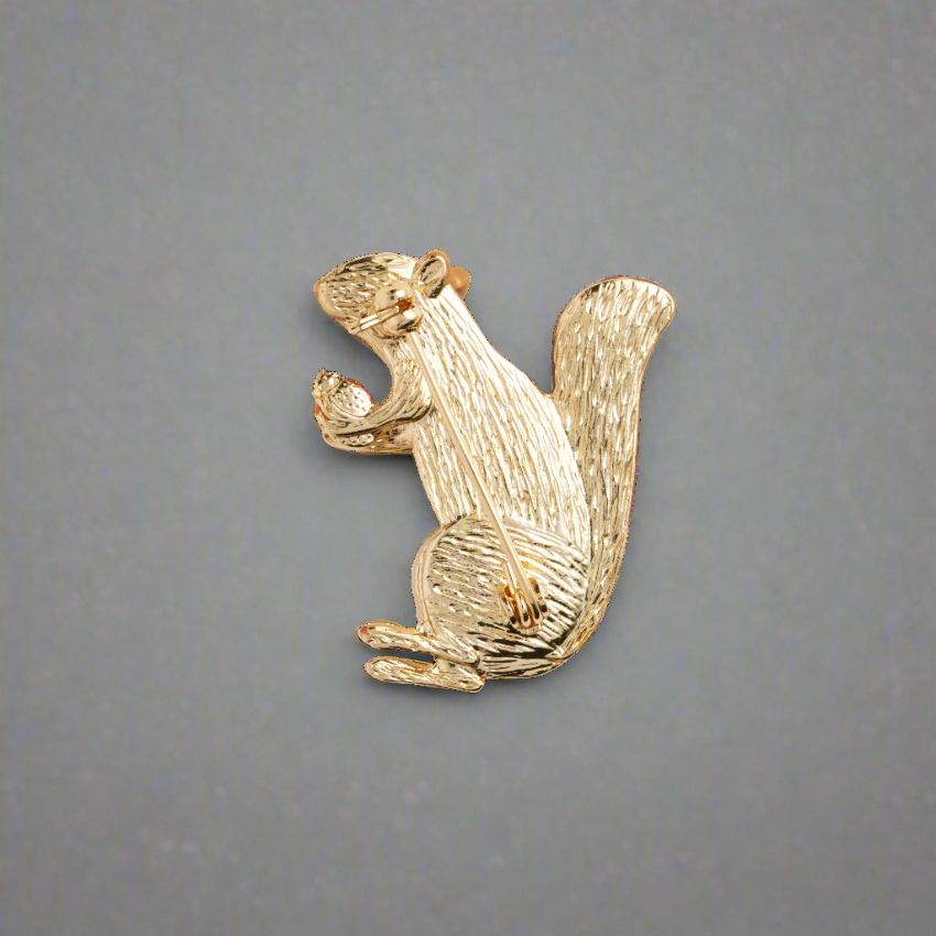 Enamel Cheeky Squirrel Brooch - Fable England – Paper and Grace