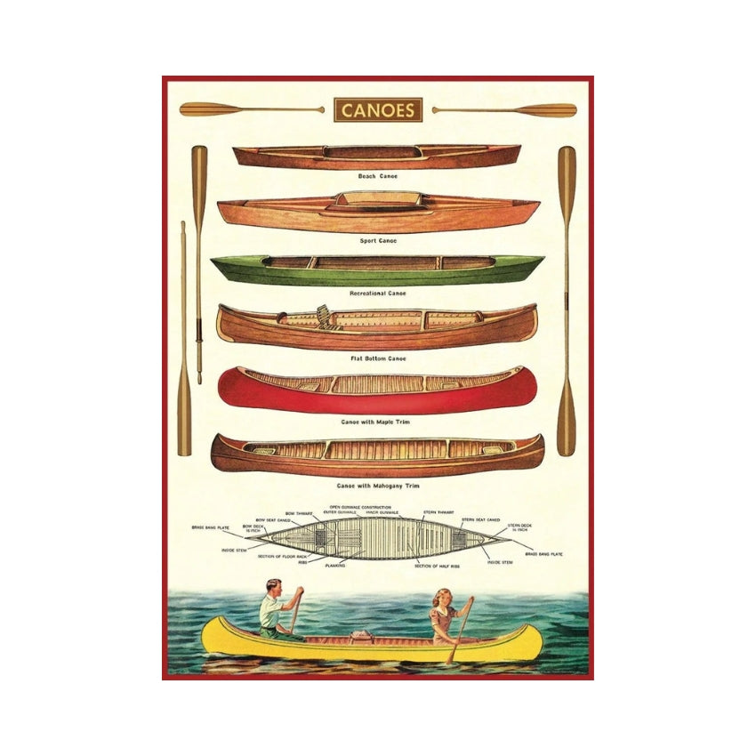 Canoe Wrap Sheet - Cavallini & Co. – Paper and Grace