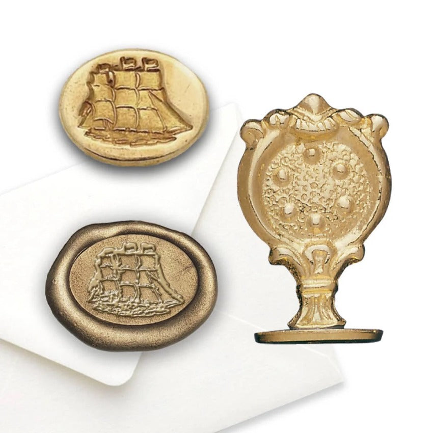 Clipper Ship Motif Wax Stamp – Paper and Grace