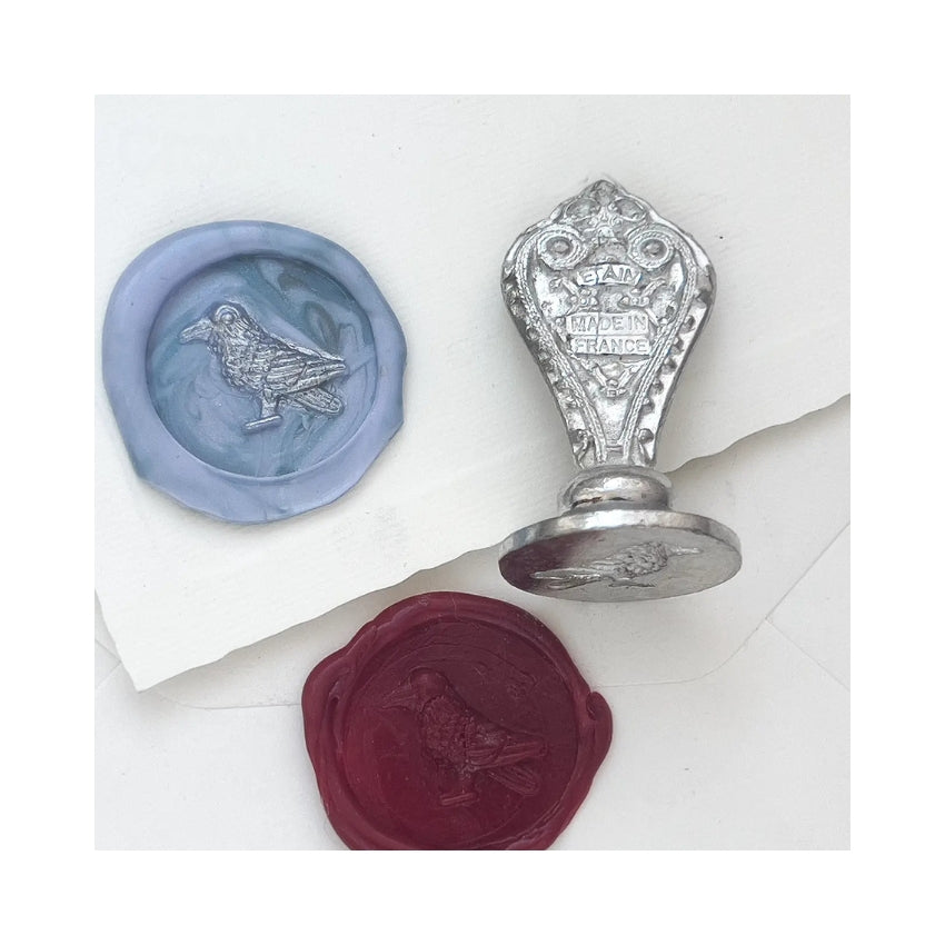 Crow Wax Stamp – Paper and Grace