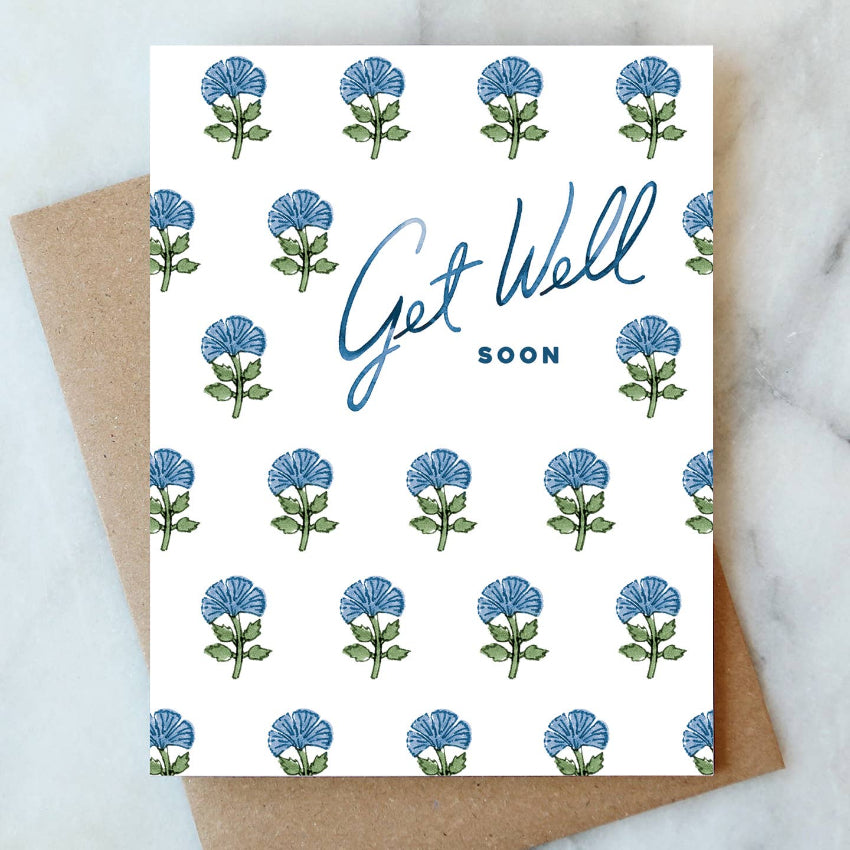 Get Well Soon Sympathy Card – Paper and Grace