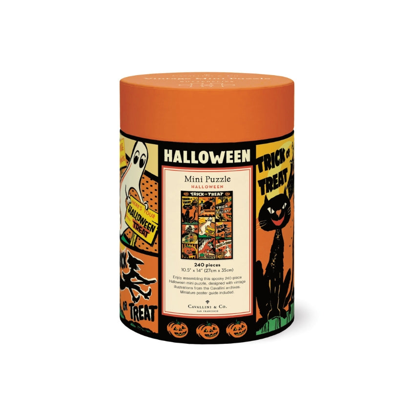 Halloween 240 Piece Mini Puzzle - Cavallini & Co. – Paper and Grace