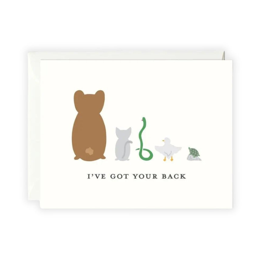 I've Got Your Back Card – Paper and Grace
