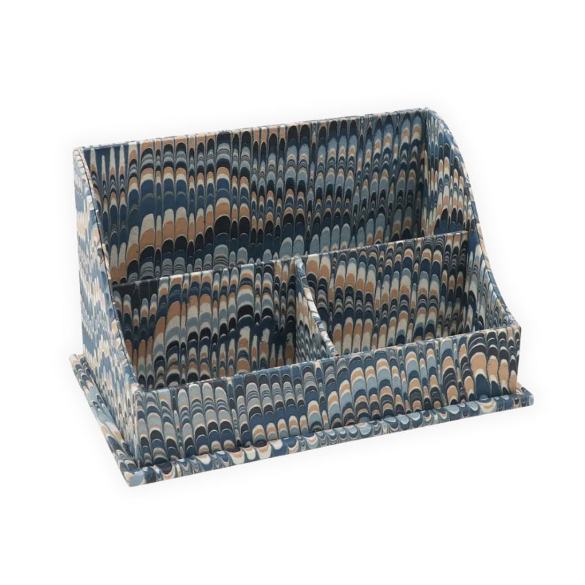 Marbled Wave Letter Sorter - Mountains, Blue – Paper and Grace