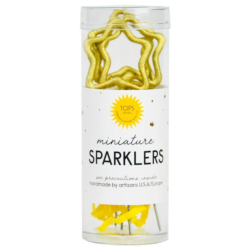 Mini Gold Sparklers - Star – Paper and Grace
