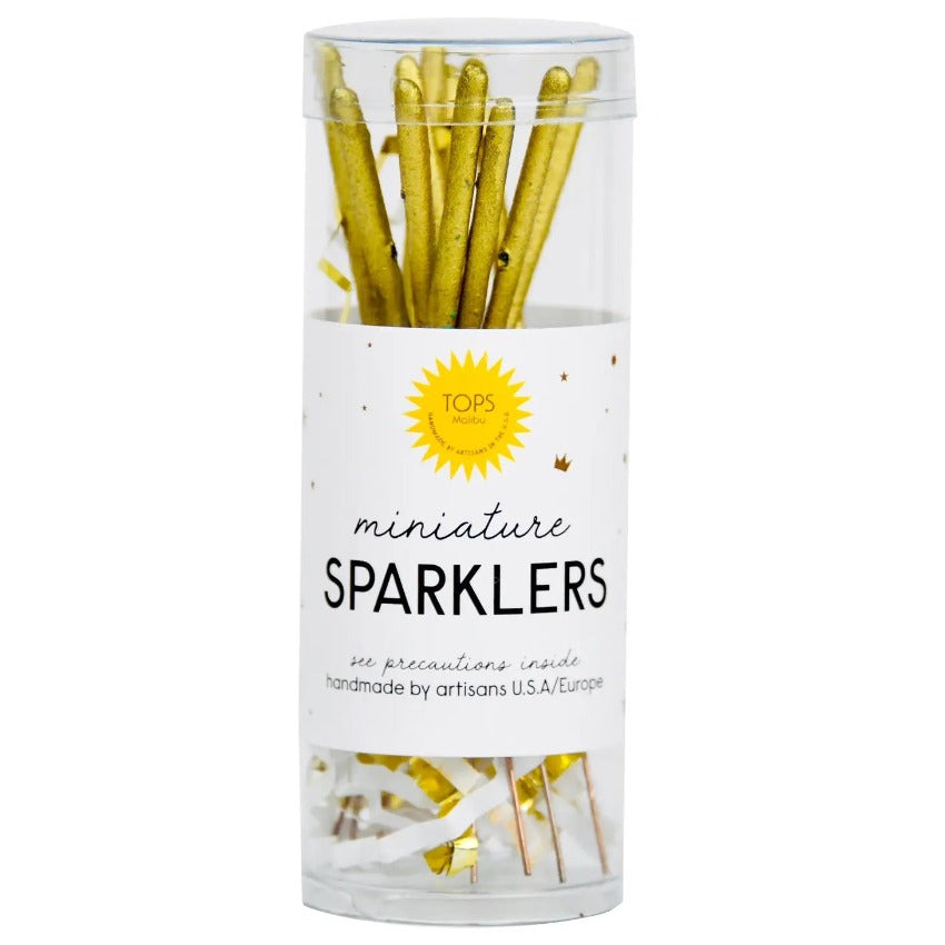 Mini Gold Sparklers – Paper and Grace