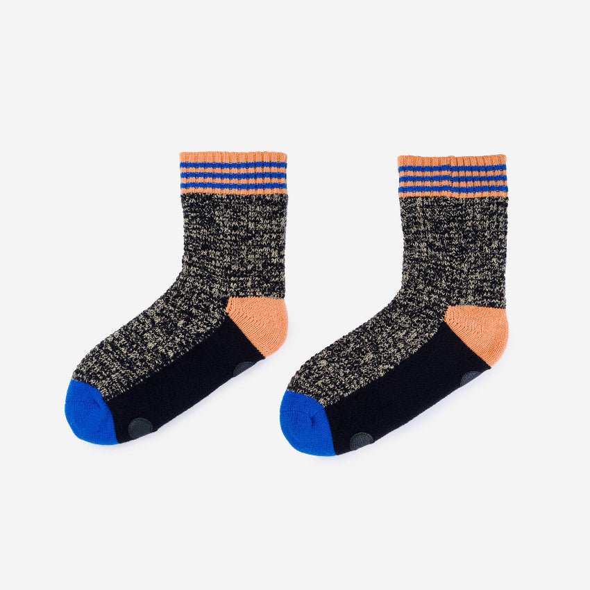 Varsity Knit House Socks - Black, S/M – Paper and Grace