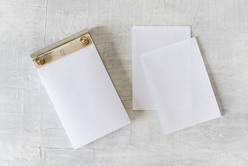 Exacompta FAF Desk Pad - Blank, 4.25x7.25 – Paper and Grace